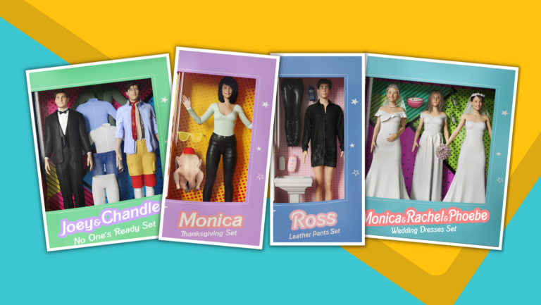 The One Where We Reimagined Friends Scenes as Barbie Sets
