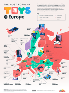 Every Country’s Favorite Toys in 2021, Mapped - TheToyZone