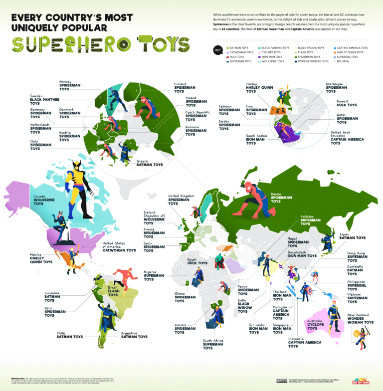 Mapping Every Country’s Favorite Toys in 2022 - TheToyZone