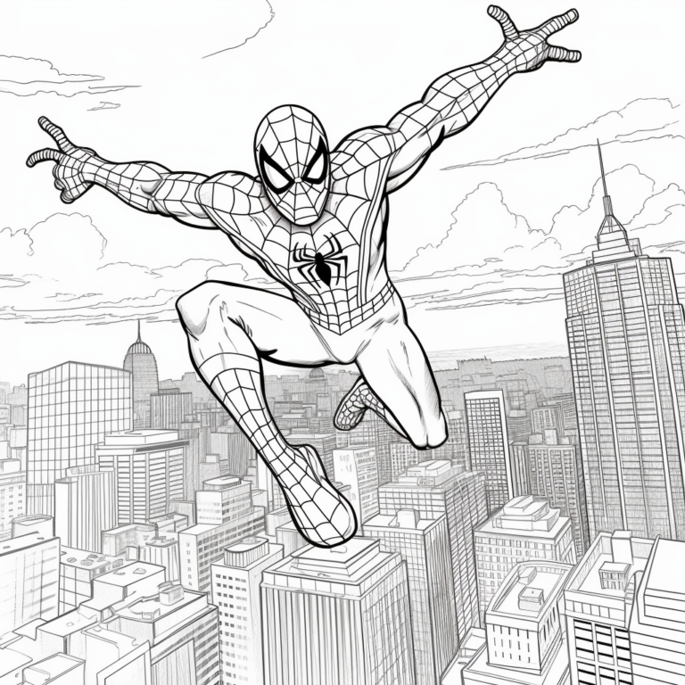 17 Spider-Man Coloring Pages - TheToyZone