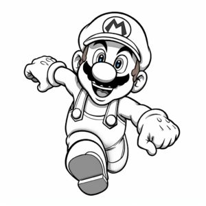 38 Awesome Super Mario Bros Coloring Pages - TheToyZone