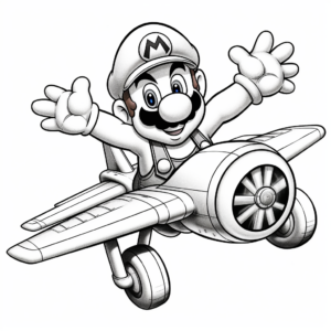 20 Awesome Super Mario Bros Coloring Pages - TheToyZone