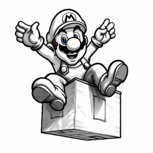 20 Awesome Super Mario Bros Coloring Pages - TheToyZone