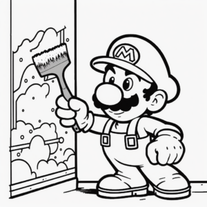 20 Awesome Super Mario Bros Coloring Pages - TheToyZone