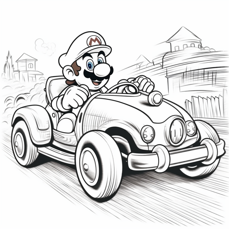 20 Awesome Super Mario Bros Coloring Pages - TheToyZone
