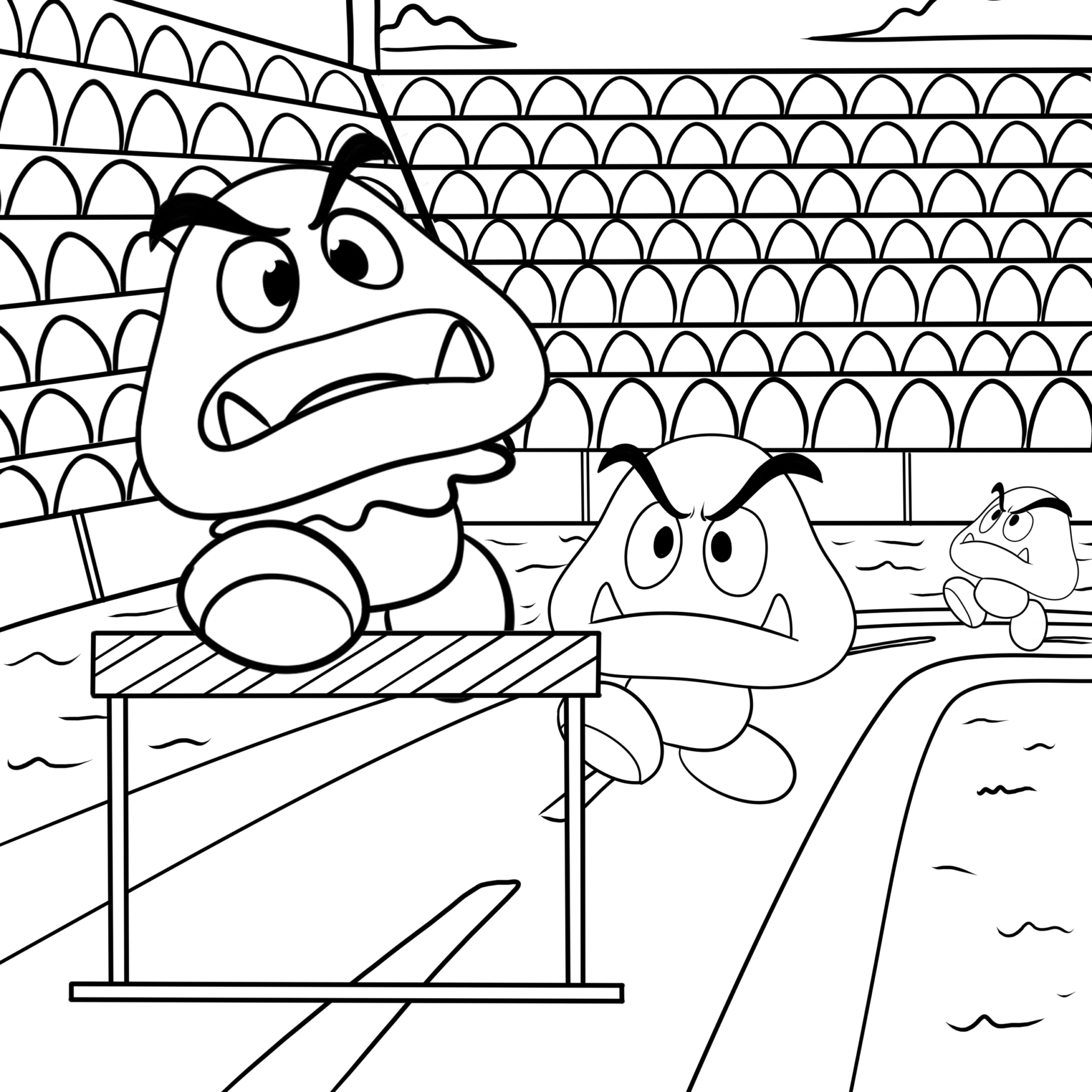 18 Awesome Super Mario Bros Coloring Pages - TheToyZone