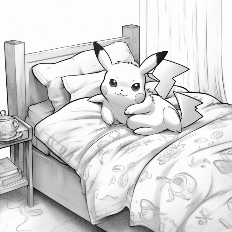 Electric Dreams: 21 Vibrant Pikachu Coloring Pages - TheToyZone