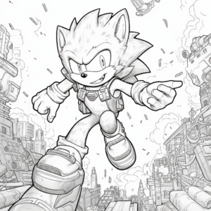 Speed into Adventure: 28 Sonic the Hedgehog Coloring Pages - TheToyZone