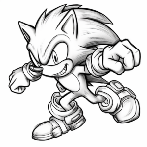 Speed into Adventure: 21 Sonic the Hedgehog Coloring Pages - TheToyZone