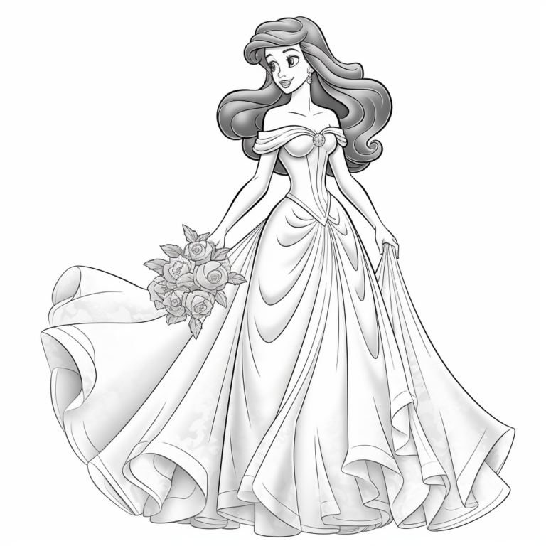 17 The Little Mermaid Coloring Pages for Princess Ariel Fans - TheToyZone