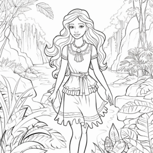 Free Printable Barbie Coloring Pages - TheToyZone