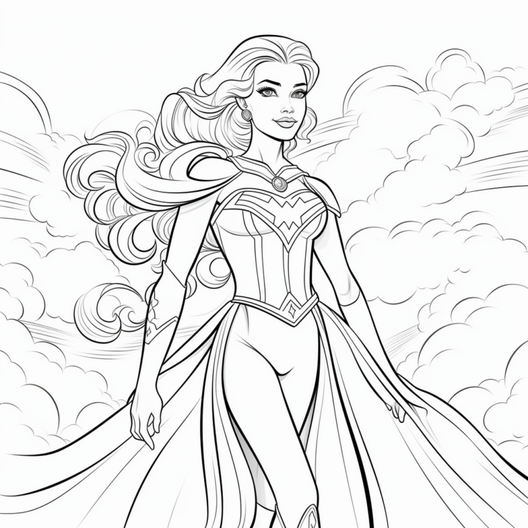 Free Printable Barbie Coloring Pages - TheToyZone