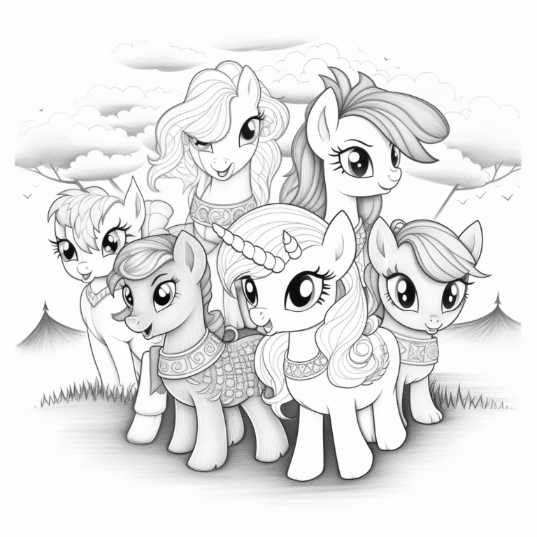 13 Cute My Little Pony Coloring Pages for MLP-Obsessed Kids [Free ...