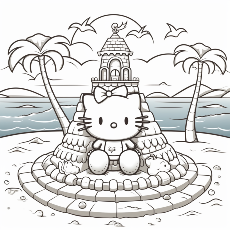 16 Free Printable Hello Kitty Coloring Pages - TheToyZone