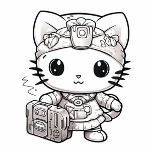 16 Free Printable Hello Kitty Coloring Pages - TheToyZone