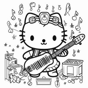 16 Free Printable Hello Kitty Coloring Pages - TheToyZone