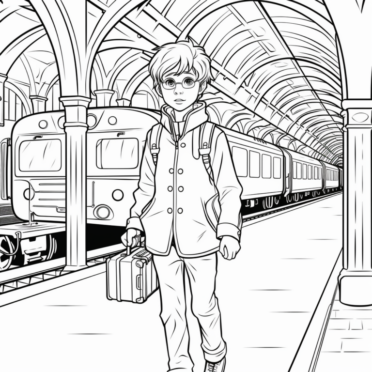 14 Harry Potter Coloring Pages for Artistic Potterheads - TheToyZone