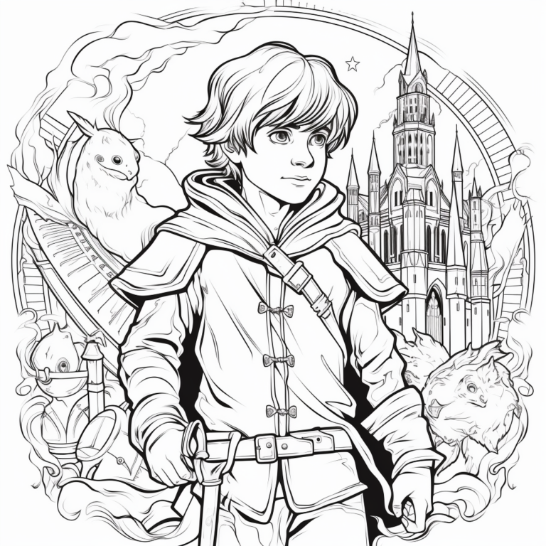 14 Harry Potter Coloring Pages for Artistic Potterheads - TheToyZone