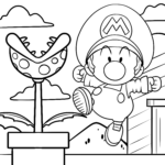 18 Awesome Super Mario Bros Coloring Pages - TheToyZone
