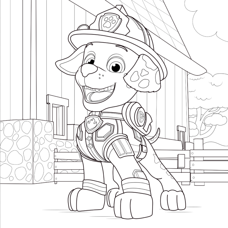 8 Free Printable Paw Patrol Coloring Pages - TheToyZone