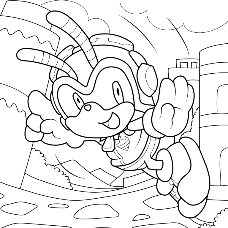 10 Sonic The Hedgehog Free Coloring Pages Thetoyzone