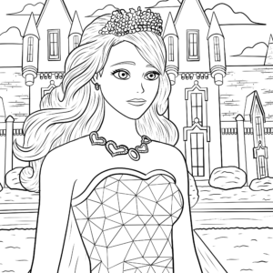 Free Printable Barbie Coloring Pages - TheToyZone