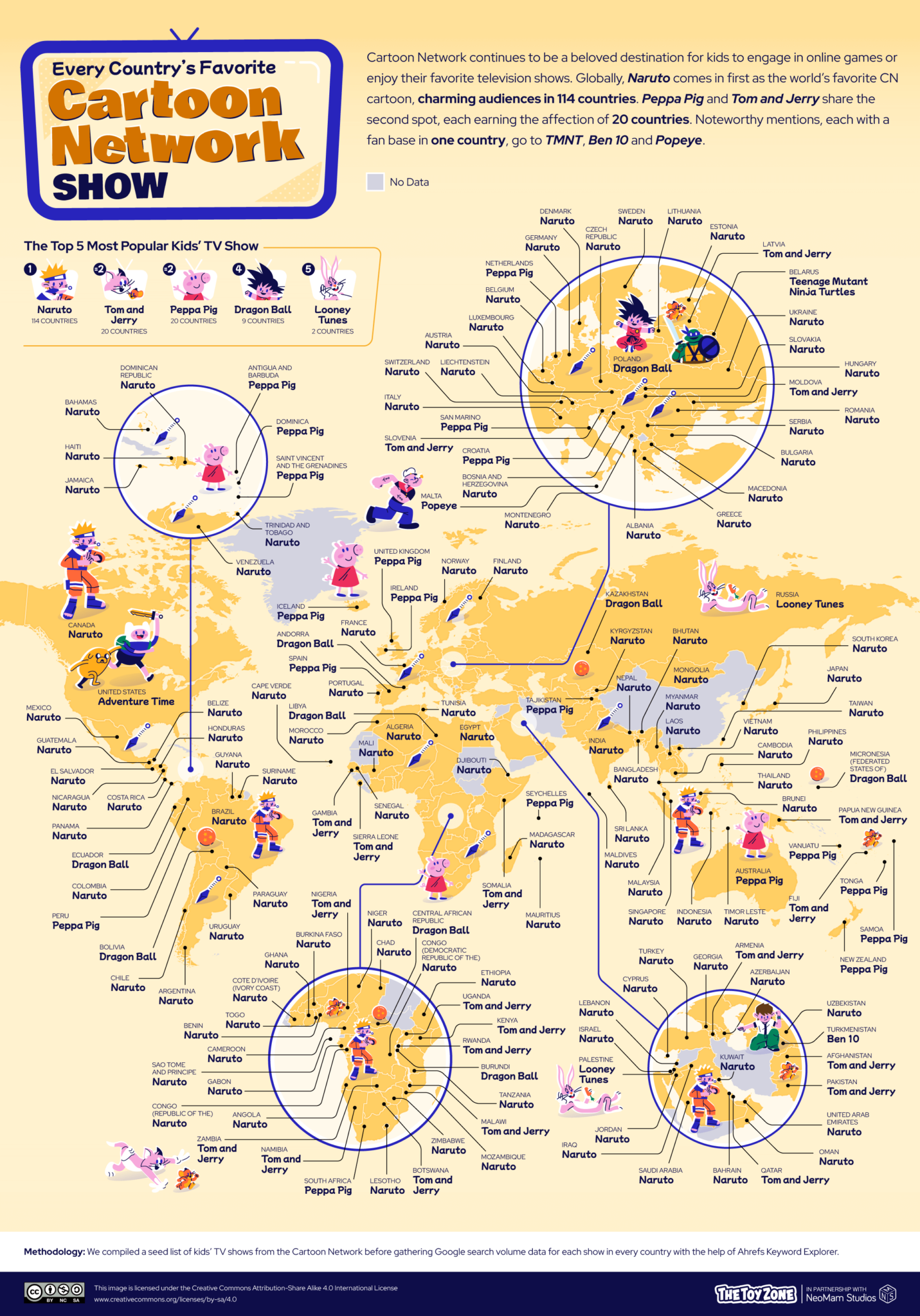 The Most Popular Kids’ TV Show in Every Country - TheToyZone