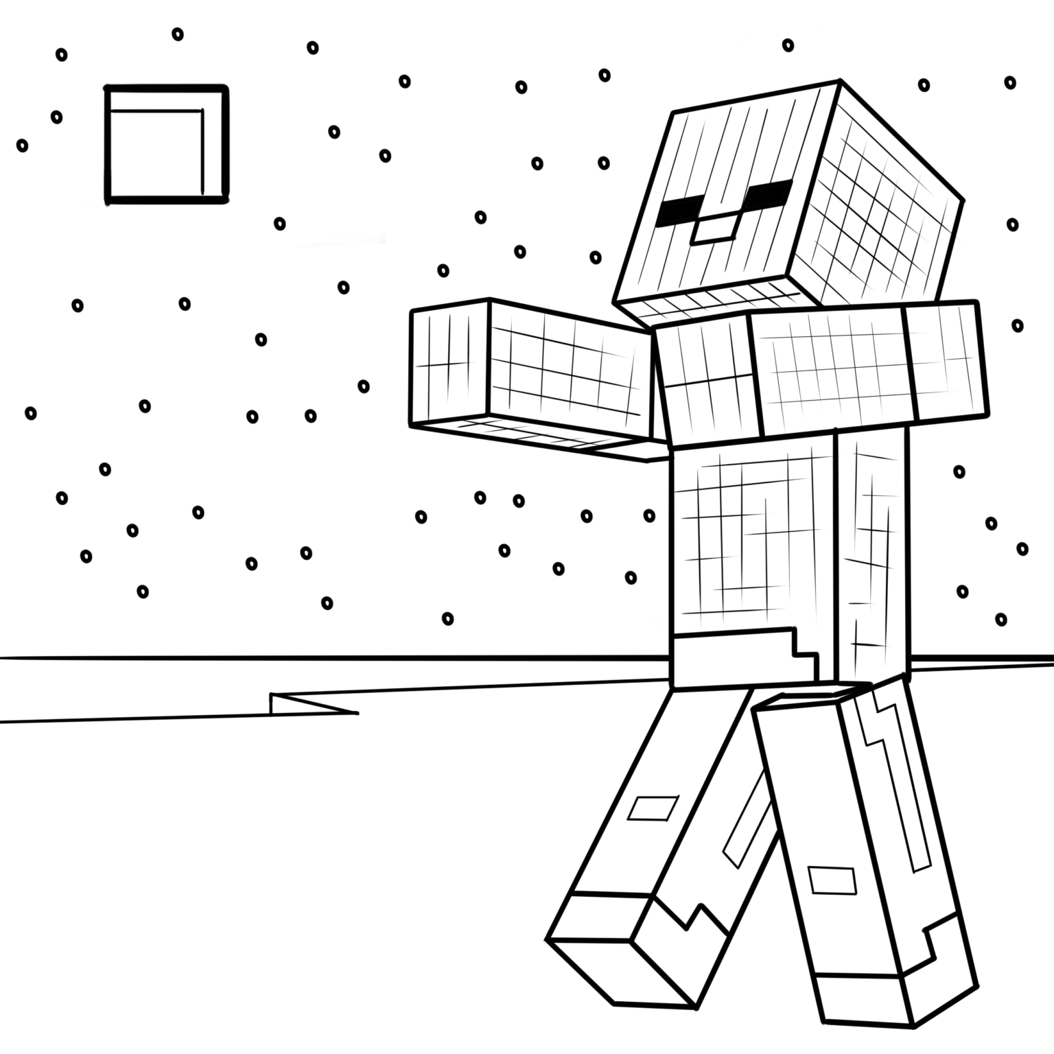 12 Minecraft Coloring Pages for Little Minecrafters - Toyshap.com
