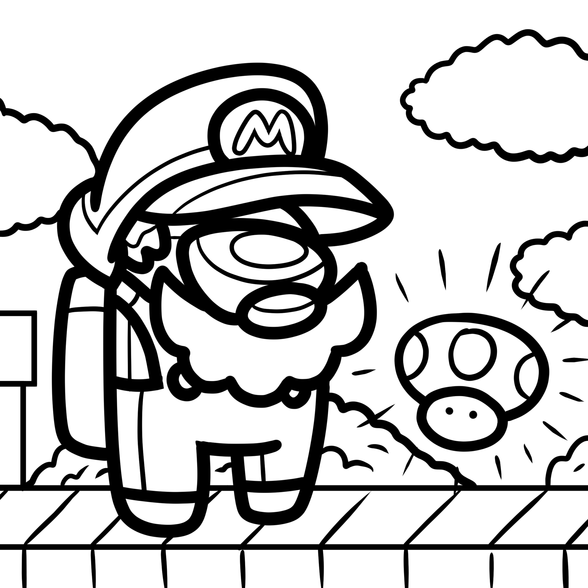 11 Among Us Coloring Pages - [Free and Printable]