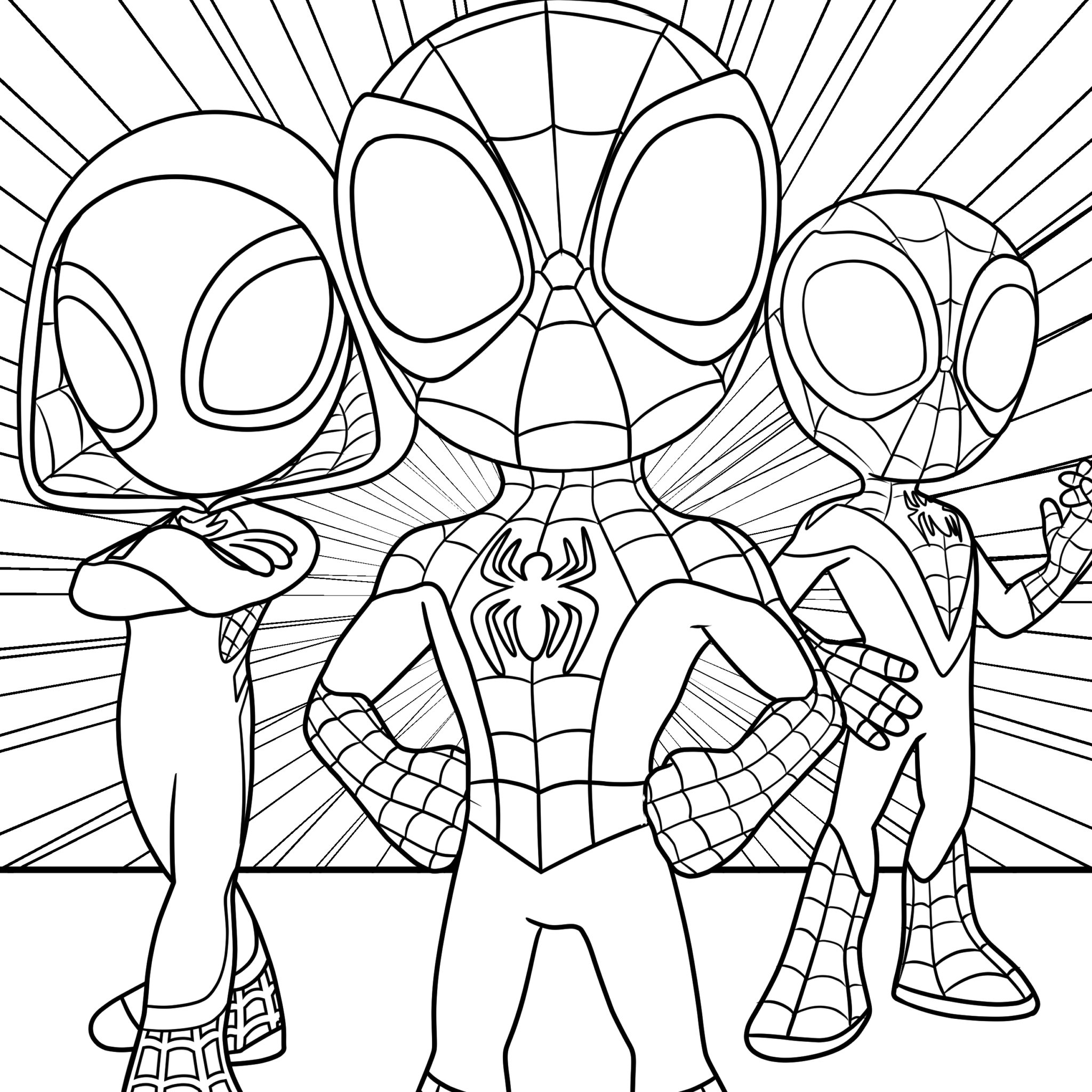 5 Spidey and His Amazing Friends Coloring Pages - TheToyZone