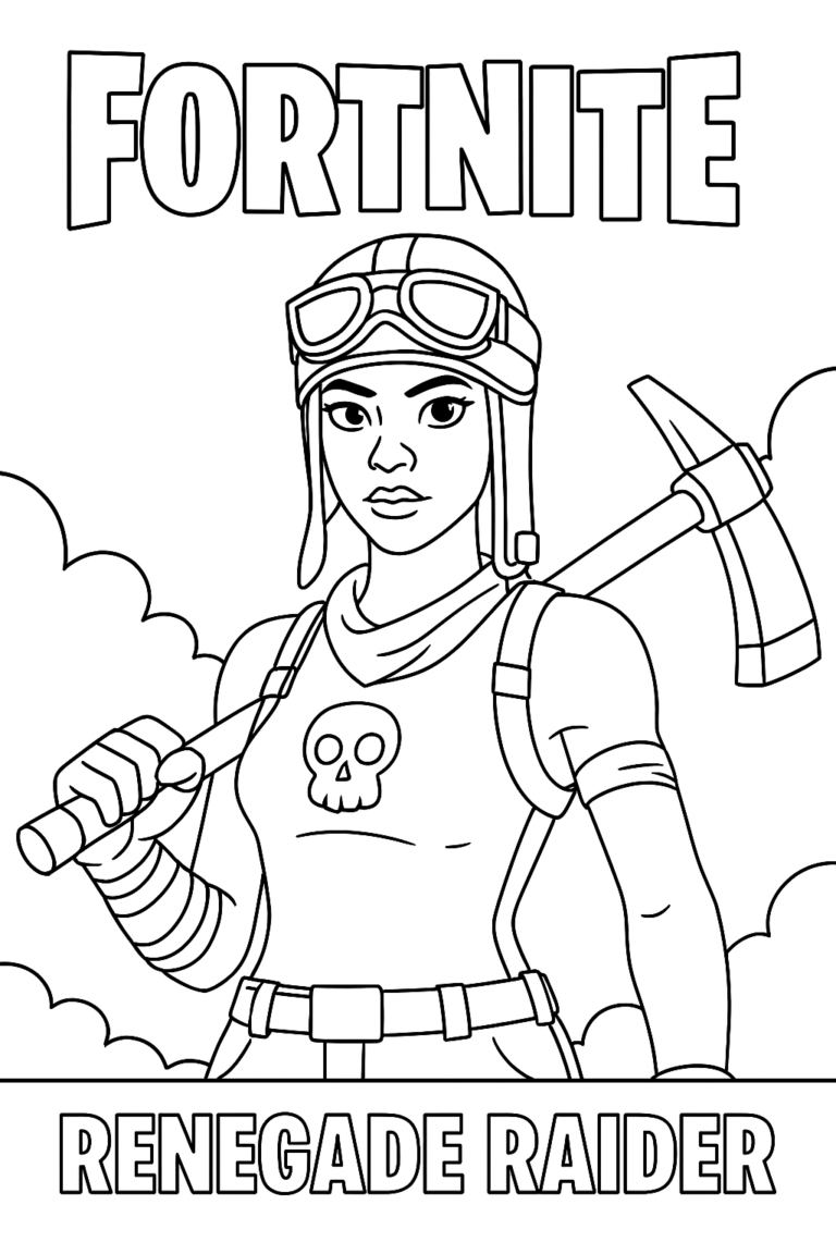 15 Fortnite Coloring Pages - TheToyZone