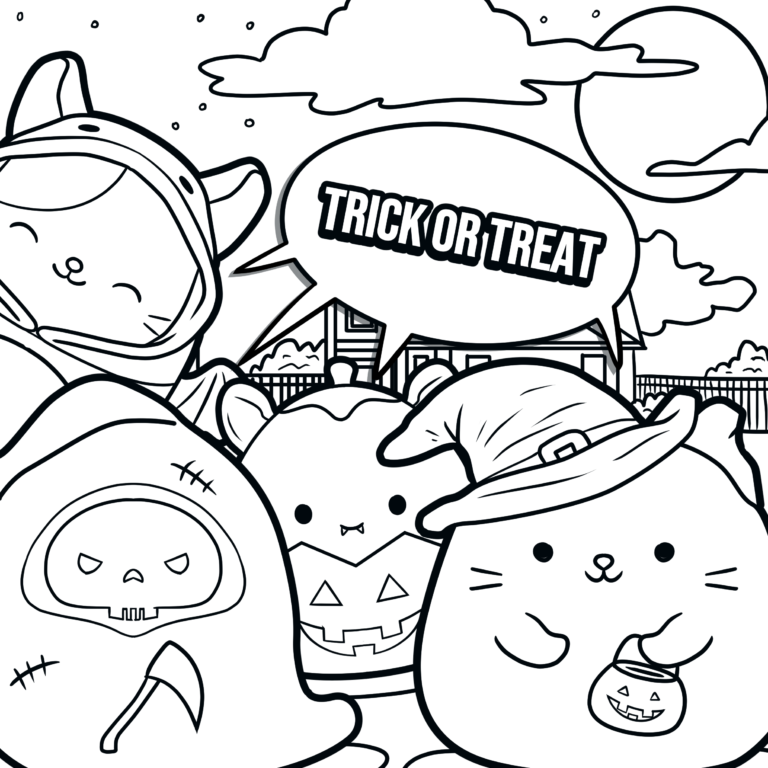 39 Awesome Squishmallow Coloring Pages - TheToyZone
