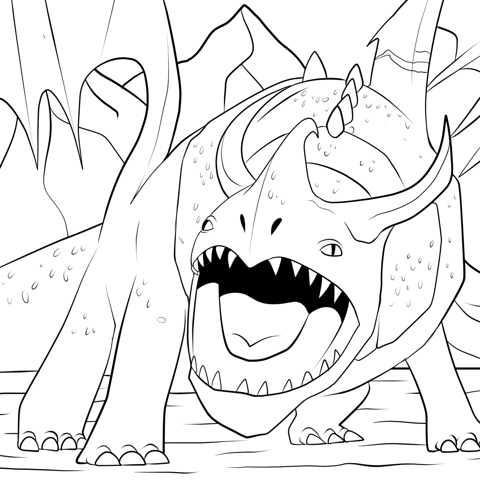 7 How to Train Your Dragon Movie Coloring Pages - TheToyZone
