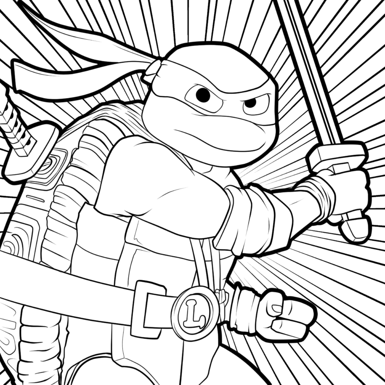 7 Tales of The Teenage Mutant Ninja Turtles Coloring Pages - TheToyZone