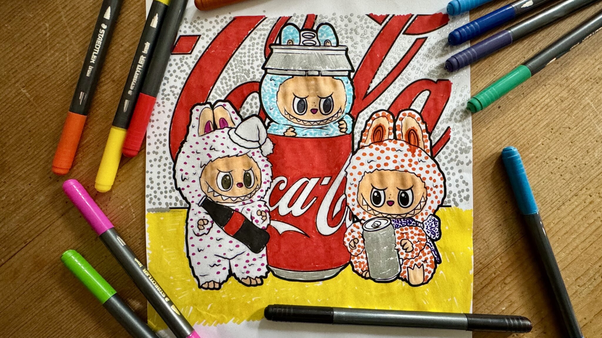 6 Labubu Coloring Pages - TheToyZone